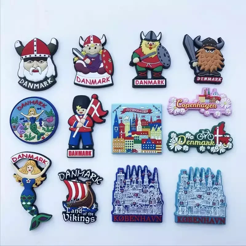 Denmark-Fridge-Magnets-Copenhagen-Travelling-Souvenirs-Danmark-Fridge ...