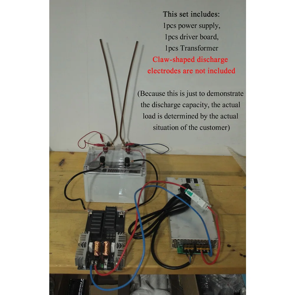 3KW High-power ZVS High-voltage Jacobs Ladder DBD Dielectric Barrier Discharge Science ...