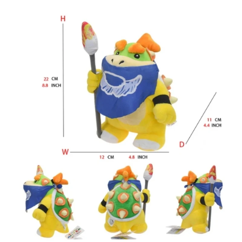 32 Styles Mario Bowser Jr. Wendy Lemmy Roy Iggy Morton Ludwig Larry Pom ...