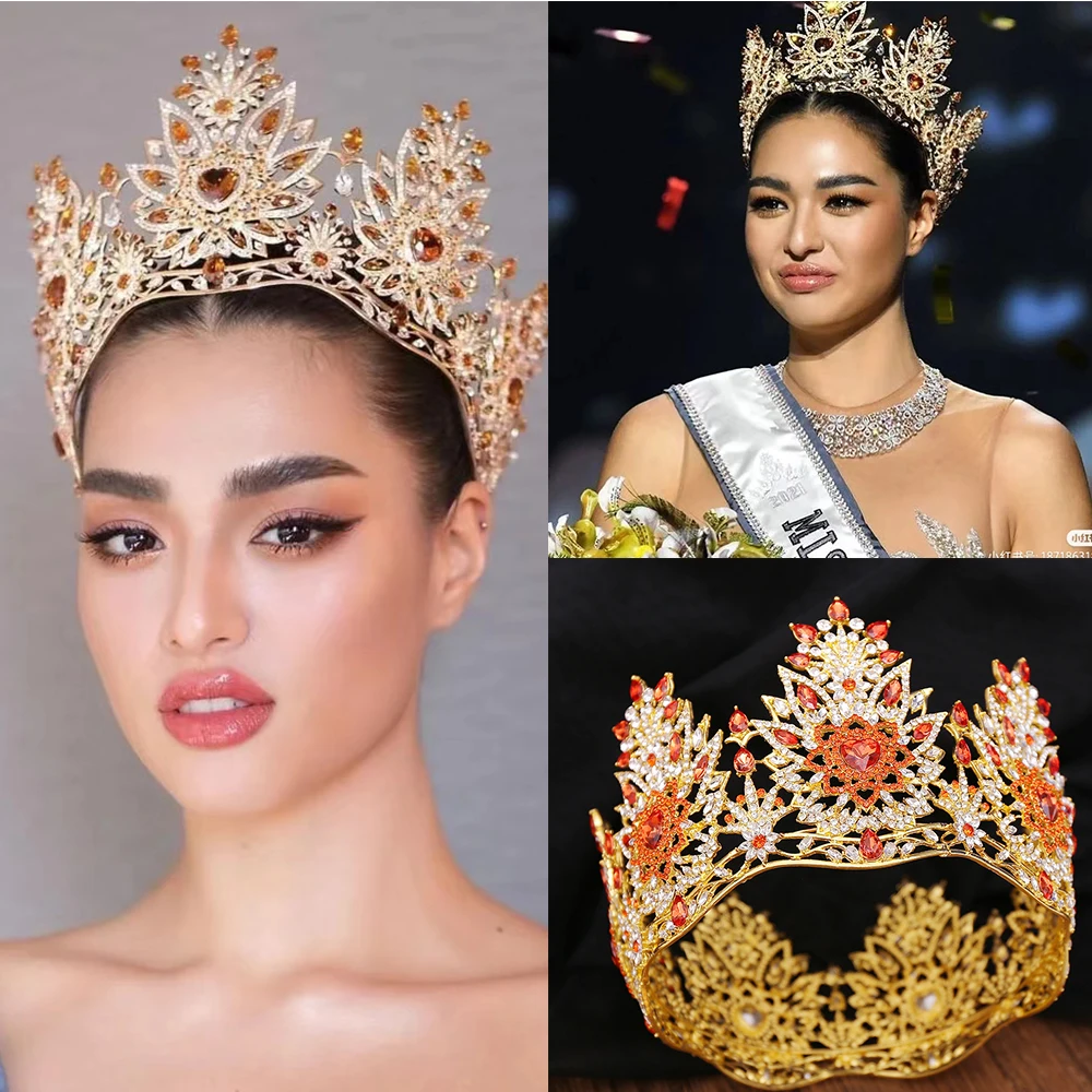Flame-Of-Passion-Crown-Miss-Thai-Pageant-Tiaras-redondas-grandes-Mut ...