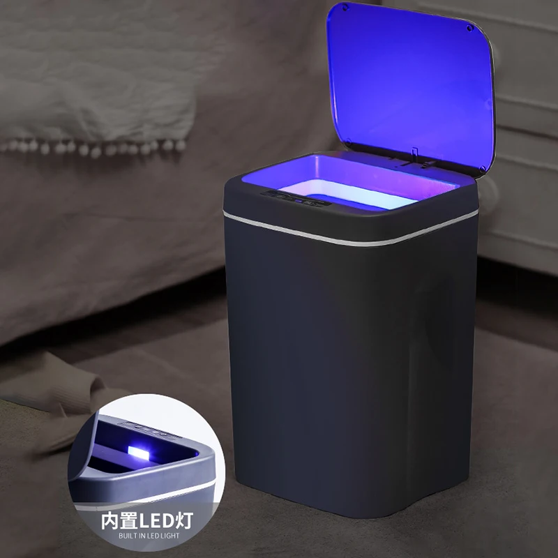 Smart Trash Can Home Automatic Induction With Lid Garbage Bin Electric ...