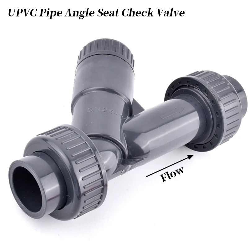 1Pc-I-D20-63mm-UPVC-Pipe-Angle-Seat-Check-Valve-PVC-Non-Return-Valve ...