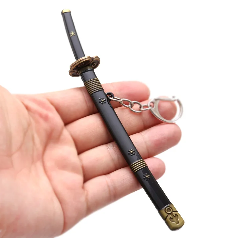2022 New Katana Pendant Keychain Anime Zoro Sword Weapon Pendant ...