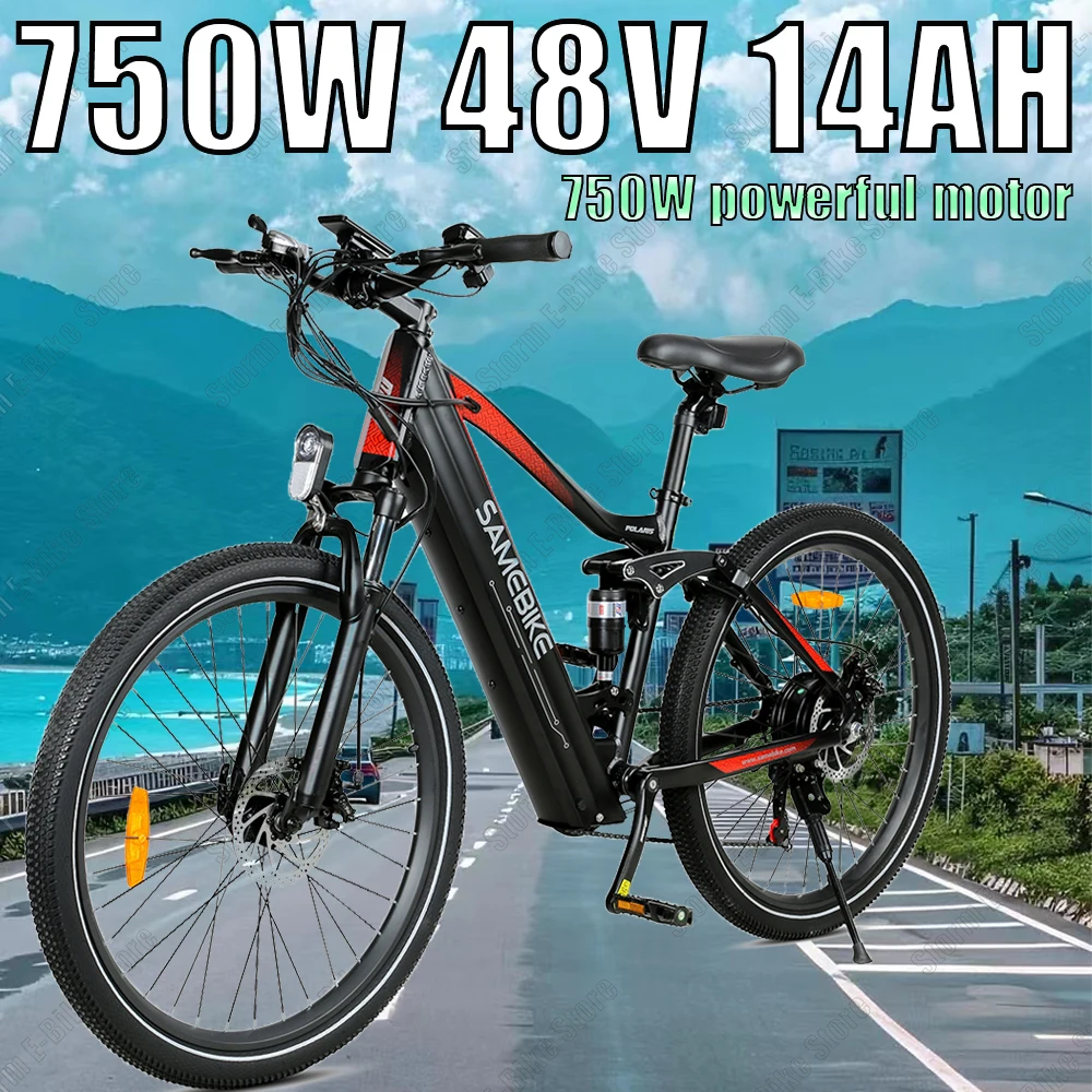 Electric-bicycle-XD26-II-750W-Motor-Urban-Commuter-Electric-Bike-48V14AH-Lithium-battery-26-inch ...