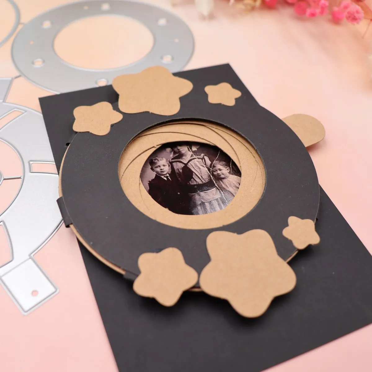 3D Stereo Camera Lens Cutting Die Decorative Greeting Card Metal ...