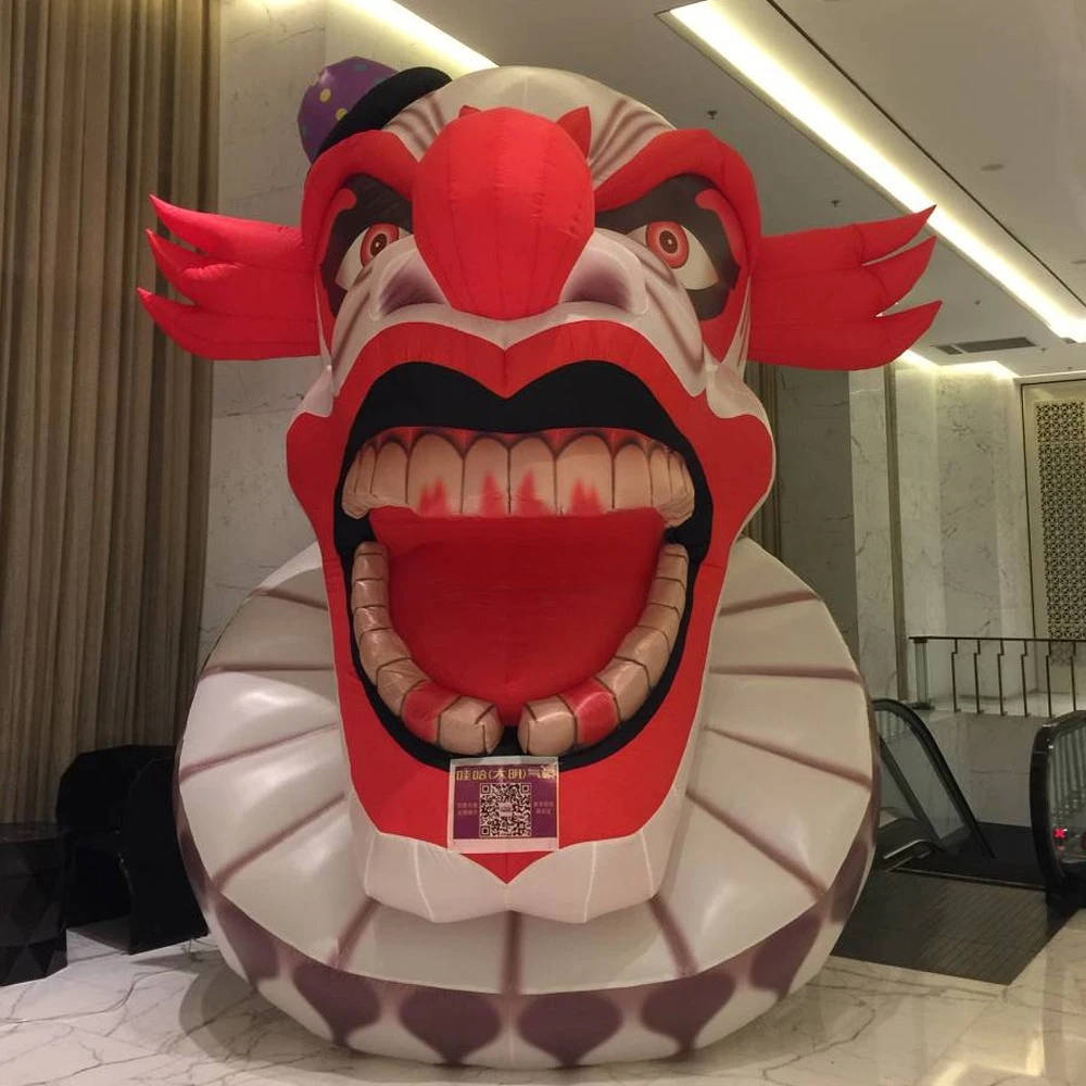 Giant Inflatable Halloween Evil Clown Model - A Must - have for Spooky ...