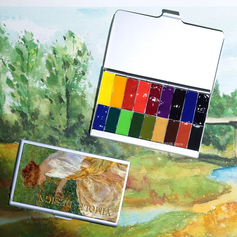 Colors Watercolor Paint Box | Watercolor Palette Box | Tool Box ...