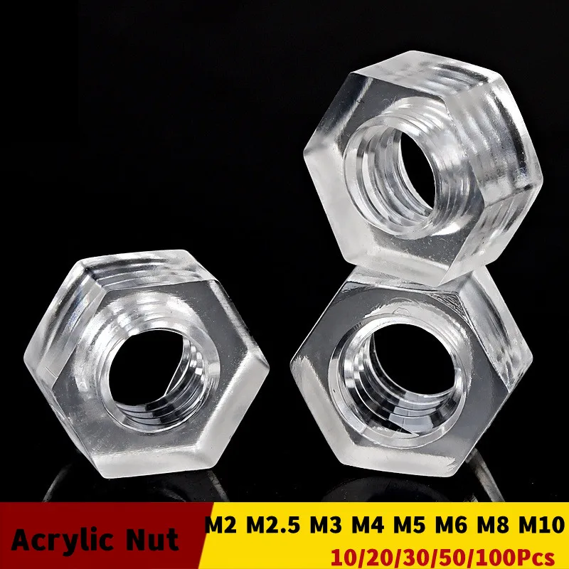 10-100pcs-Transparent-Hexagon-Acrylic-PC-Nut-M2-M2-5-M3-M4-M5-M6-M8-M10.jpg