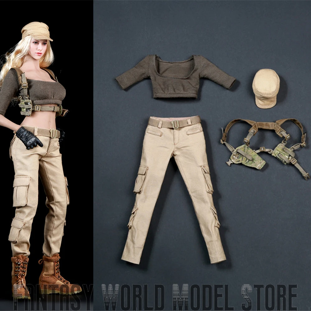 Fire-Girl-Toys-FG010-1-6-Scale-Tactical-Female-Gunner-Clothing-Set-Hat ...