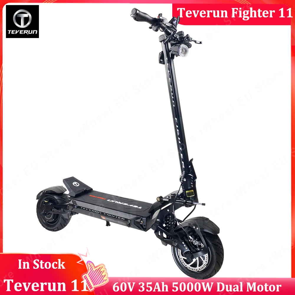 Teverun Fighter 11 Original, Motor Dual con pico de 5000W, velocidad ...