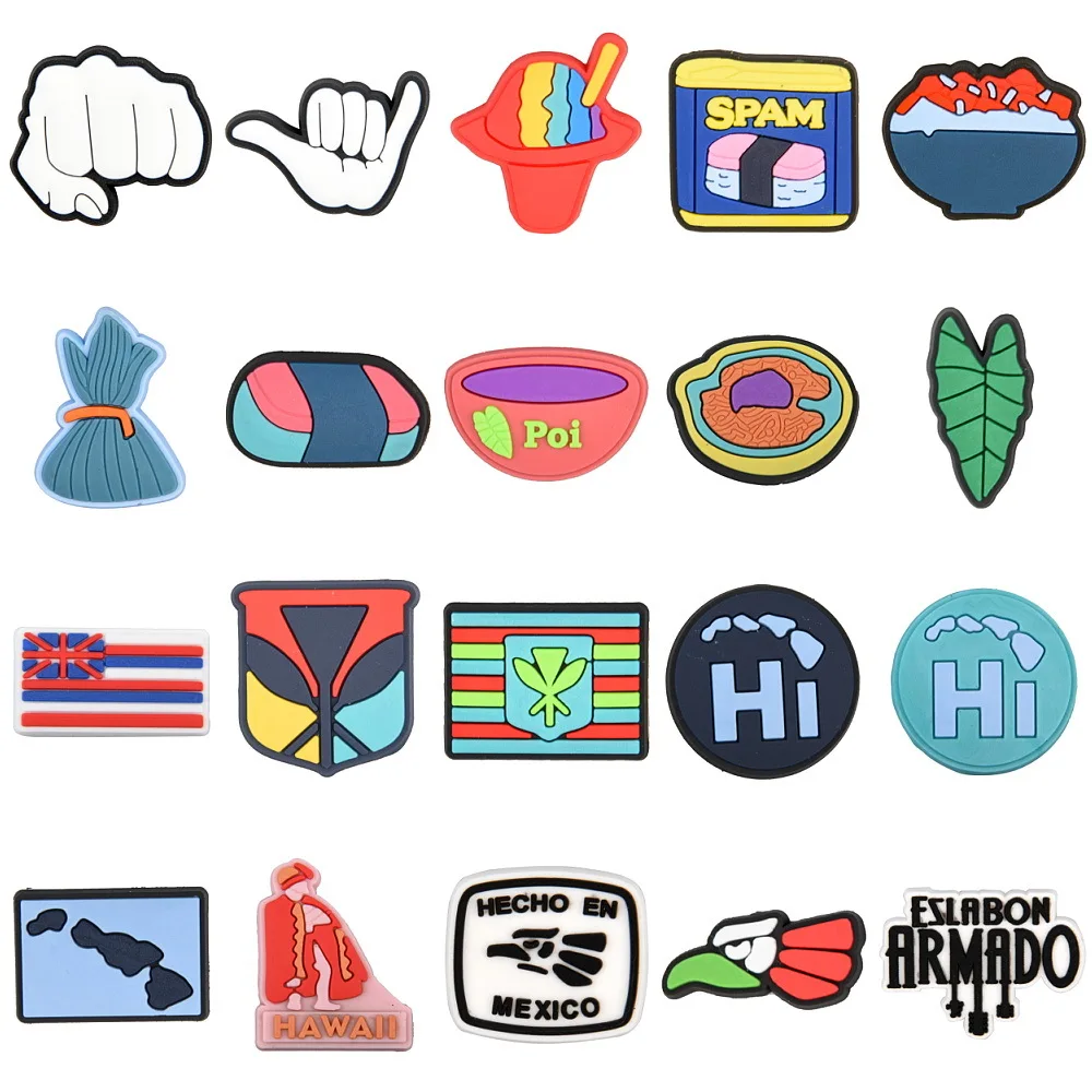 Hawaii-Shoe-Charms-Accessories-Shoot-Koala-Plant-Aloha-Shoe-Pins-Buckle-Decoration-For-Croc-JIBZ ...