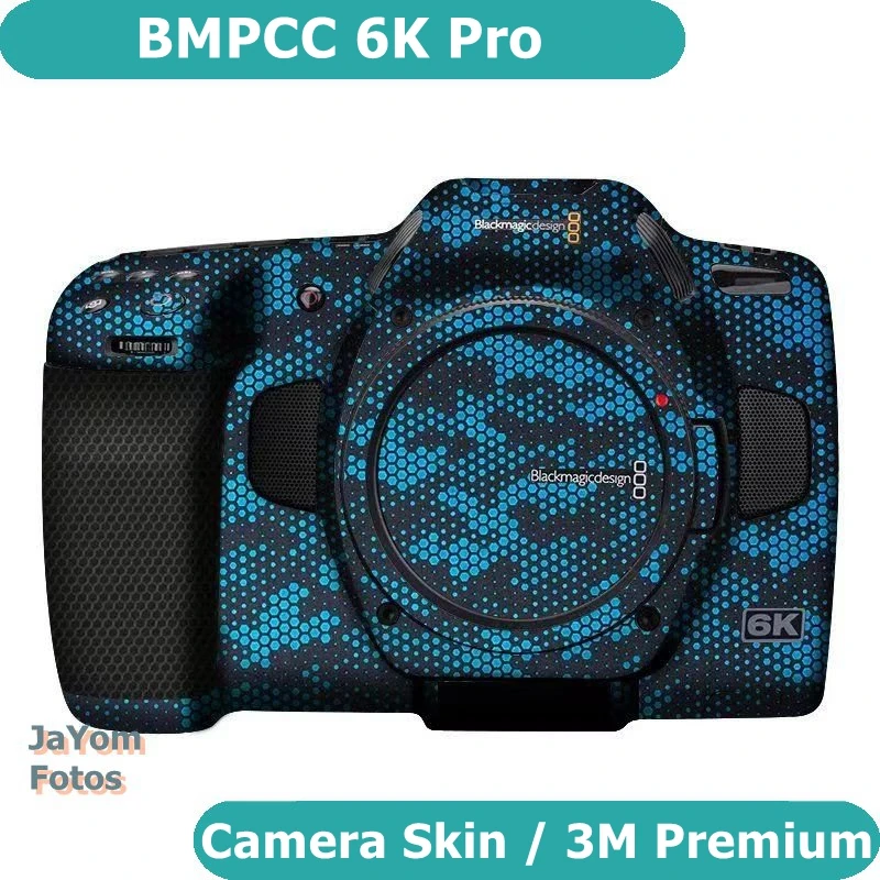 For Blackmagic BMPCC 6K Pro Camera Body Sticker Coat Wrap Protective ...