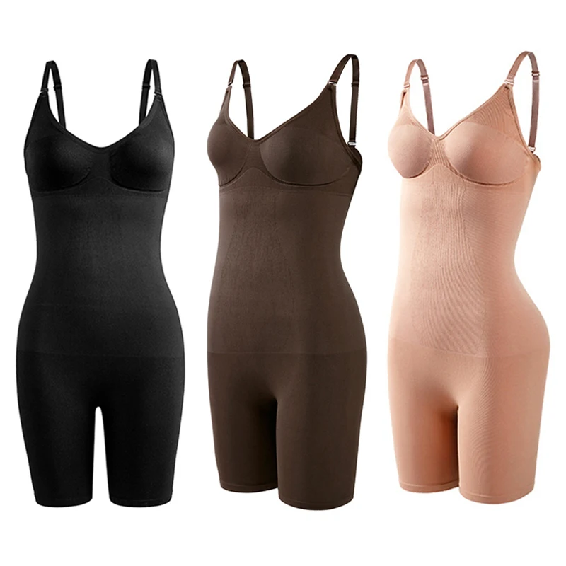 Body-sin-costuras-de-1-2-piezas-para-mujer-ropa-interior-correctora-de ...