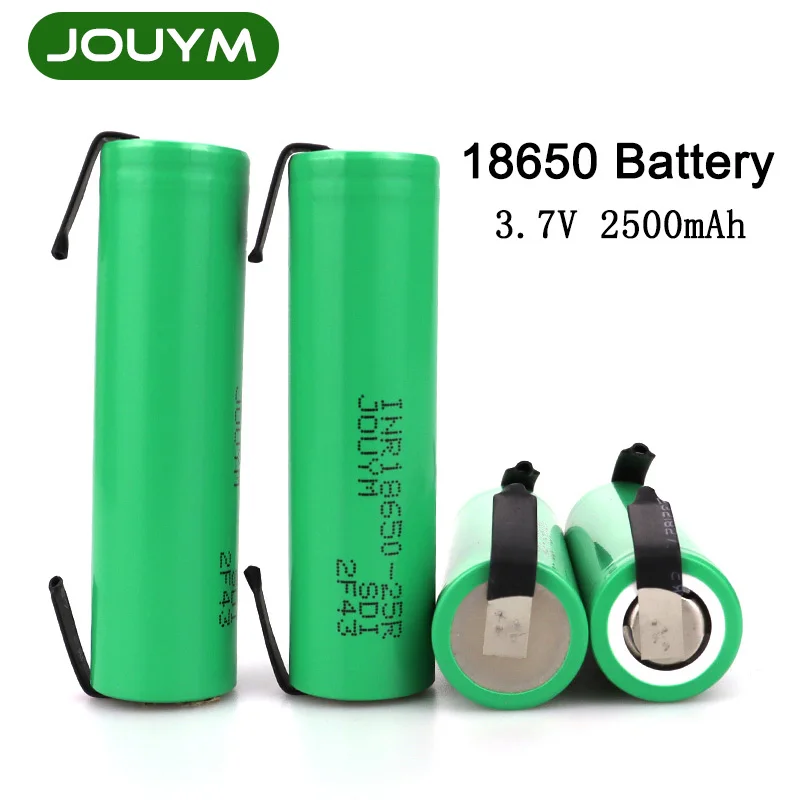 Original 2500mAh 18650 Battery INR18650 25R 3.7V Lithium High Current ...