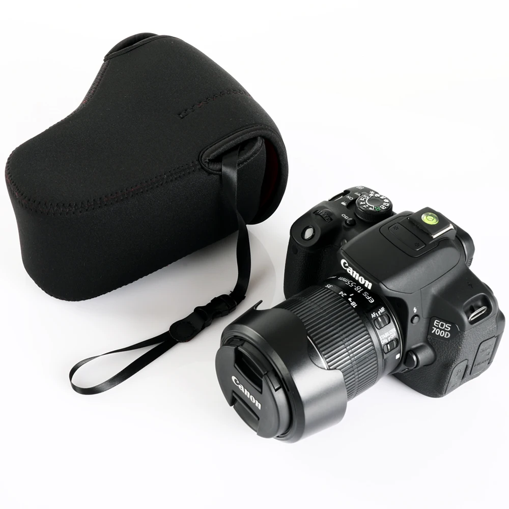 Neoprene-Soft-Case-Velour-Waterproof-Camera-Bag-For-Canon-EOS-200D-250D ...