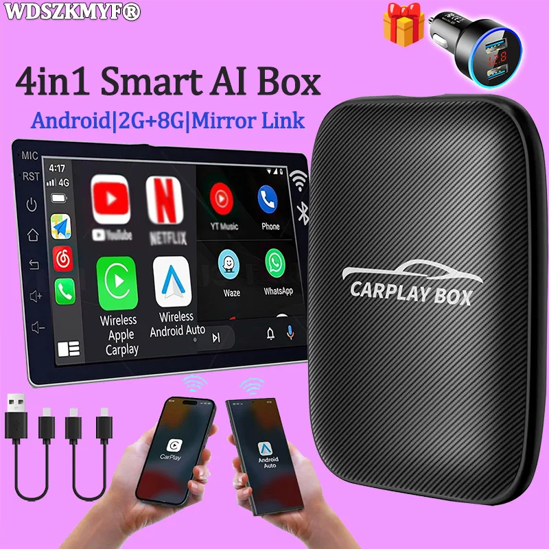 4-in-1-Carplay-Box-Android-Auto-Wireless-Carplay-Adapter-WiFi-TF-Card ...