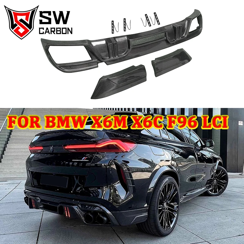 High-Quality-Carbon-Fiber-LD-Style-Rear-Diffuser-for-BMW-X6M-X6C-F96 ...