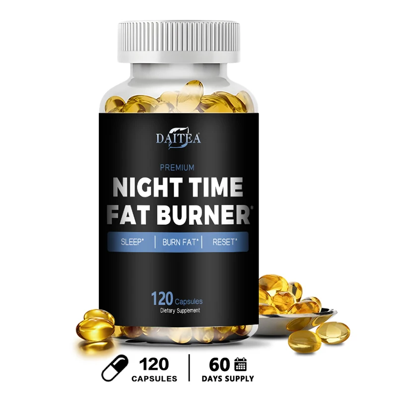 Daitea Nighttime Fat Burning Honeycomb Capsules - Contains Vitamin D3 ...