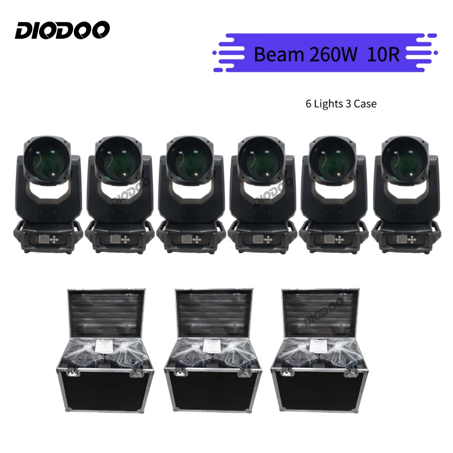 Sharpy Lyre Flight Case Beam 10R 260W Moving Head Light Linear Foggy ...
