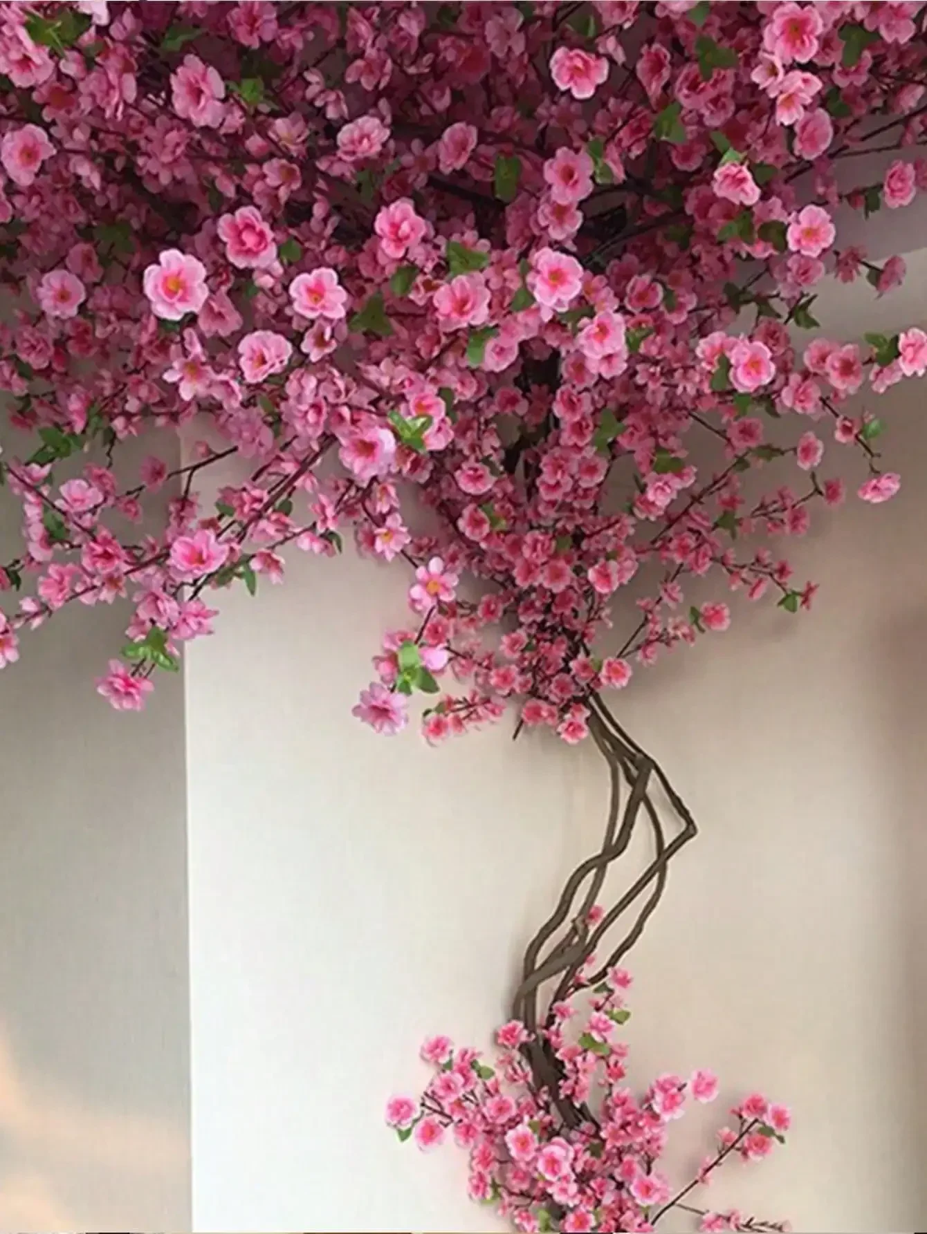 Artificial-Peach-Blossom-Branch-Cherry-Blossom-Seda-Flor-Decora-o-De ...