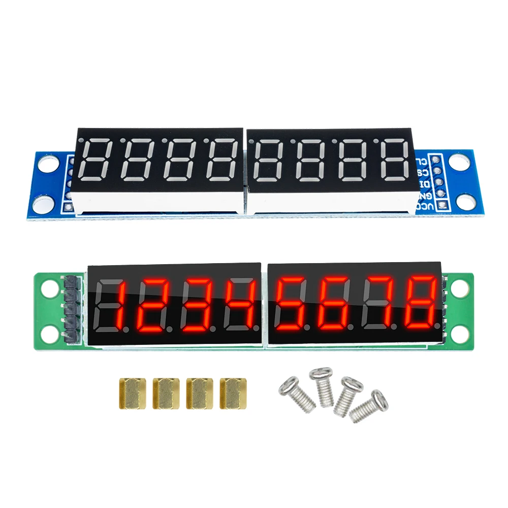 Digital-LED-Tubo-Display-M-dulo-Board-8-D-gitos-Bit-MAX7219-7-Segmento ...