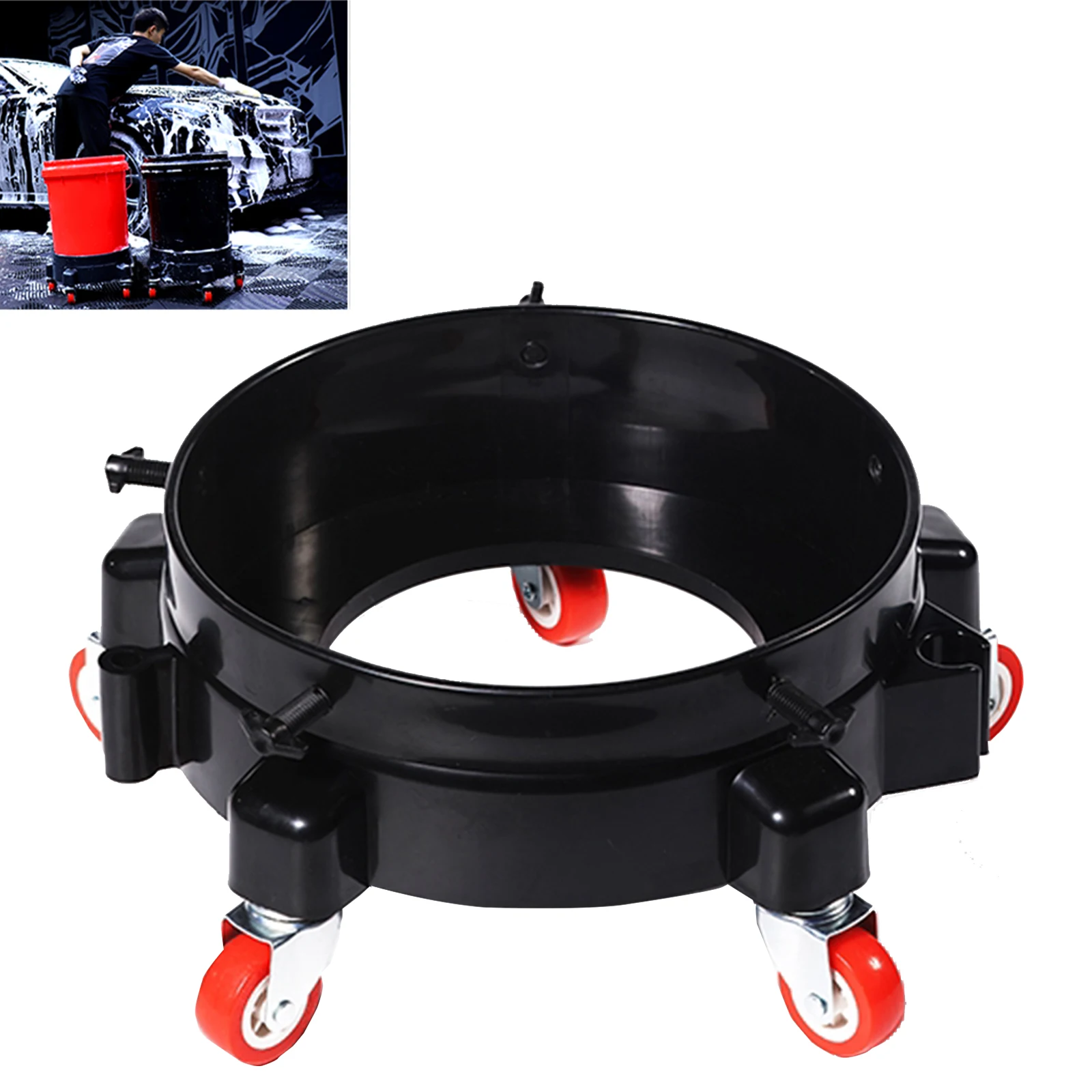 11.5 Inch Bucket Dolly Easy Push Removable Rolling Bucket Dolly 5 Roll ...