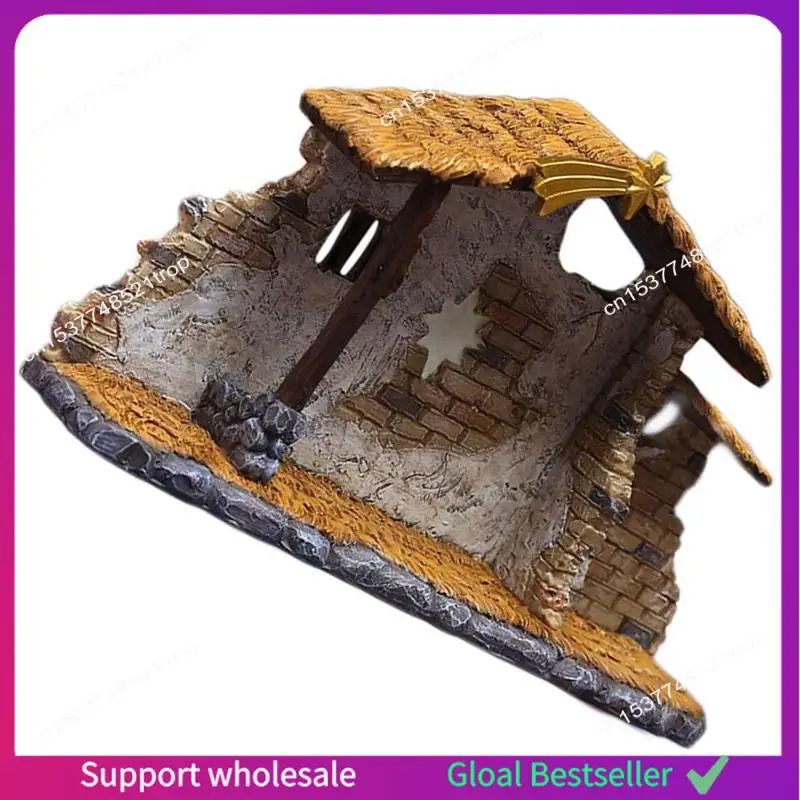 A38M Traditional Christmas Shed Christmas Shed Decoration Religious ...