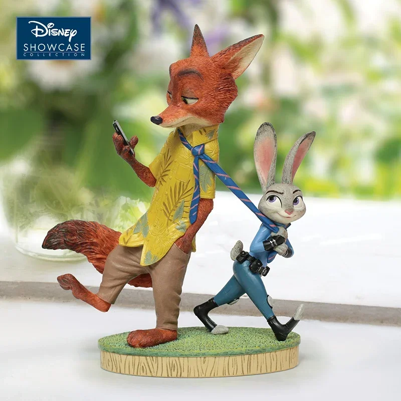 Disney-Cartoon-Zootopia-Nick-Judy-Statues-Model-Toys-20cm-Ornaments ...