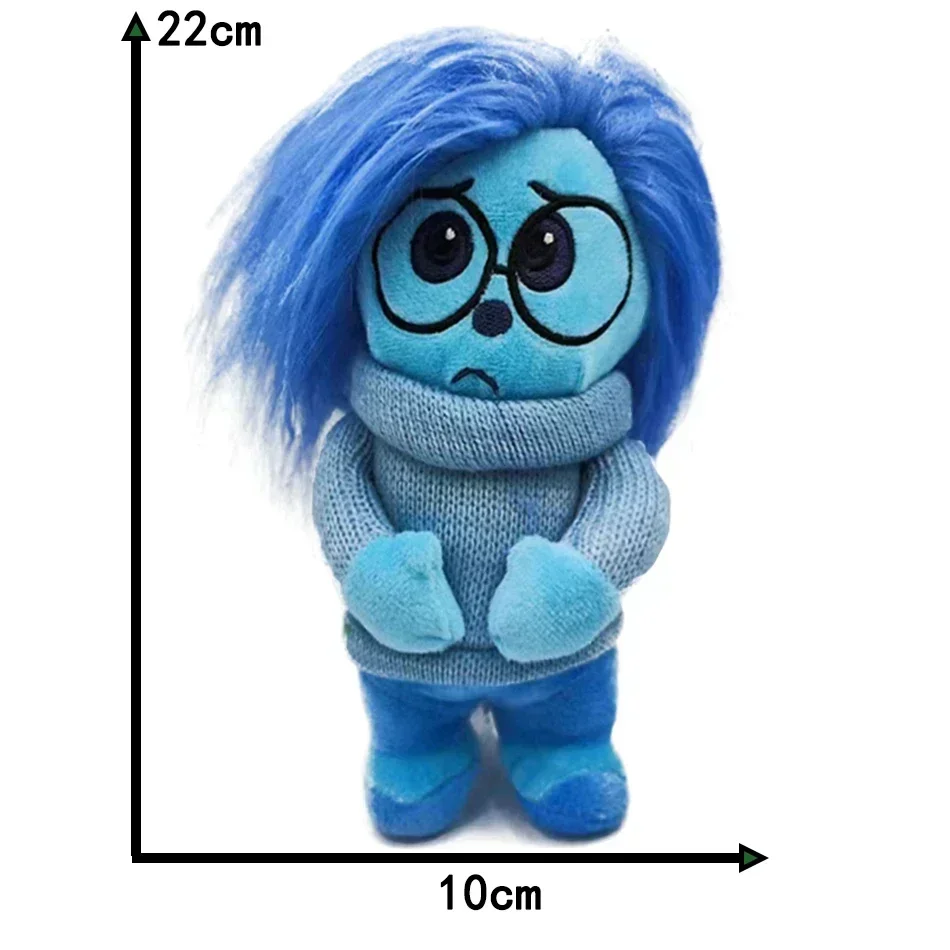 New Inside Out 2 Plush Anxiety Doll Cute Joy Fear Anger Disgust Sadness ...