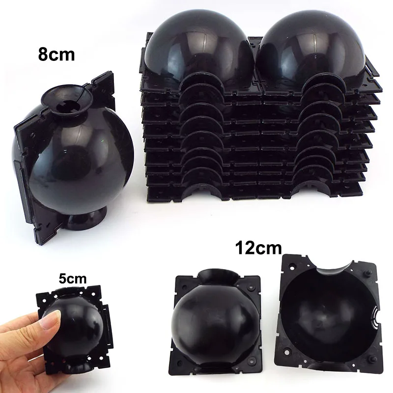 black-5cm-8cm-12cm-Plant-Rooting-Ball-Case-fruit-tree-Root-box-pot-tray ...