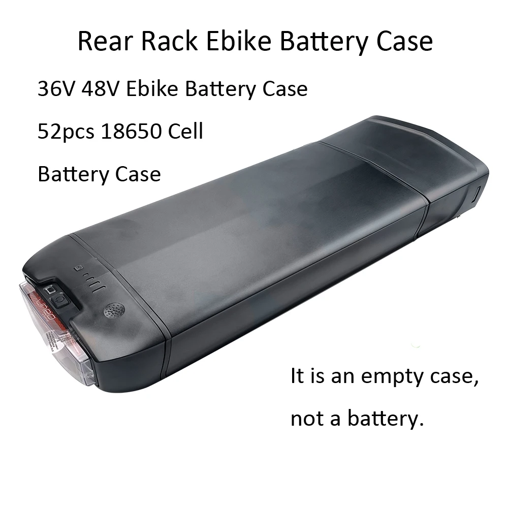 Reention Battery Box 36V 48V Evelo Ebike Battery Box Rear Rack Empty ...