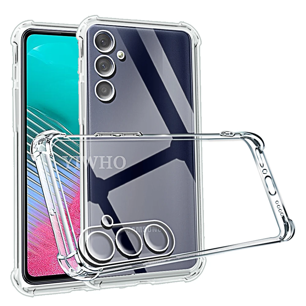 Shockproof-Phone-Case-for-Samsung-M54-5G-M34-M14-Transparent-Clear ...