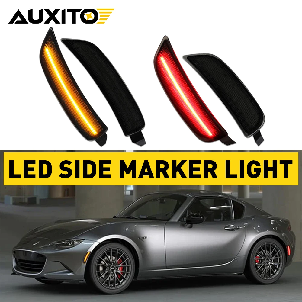 4Pcs-Front-Rear-LED-Side-Marker-Light-for-Mazda-Miata-MX-5-2022-2021 ...