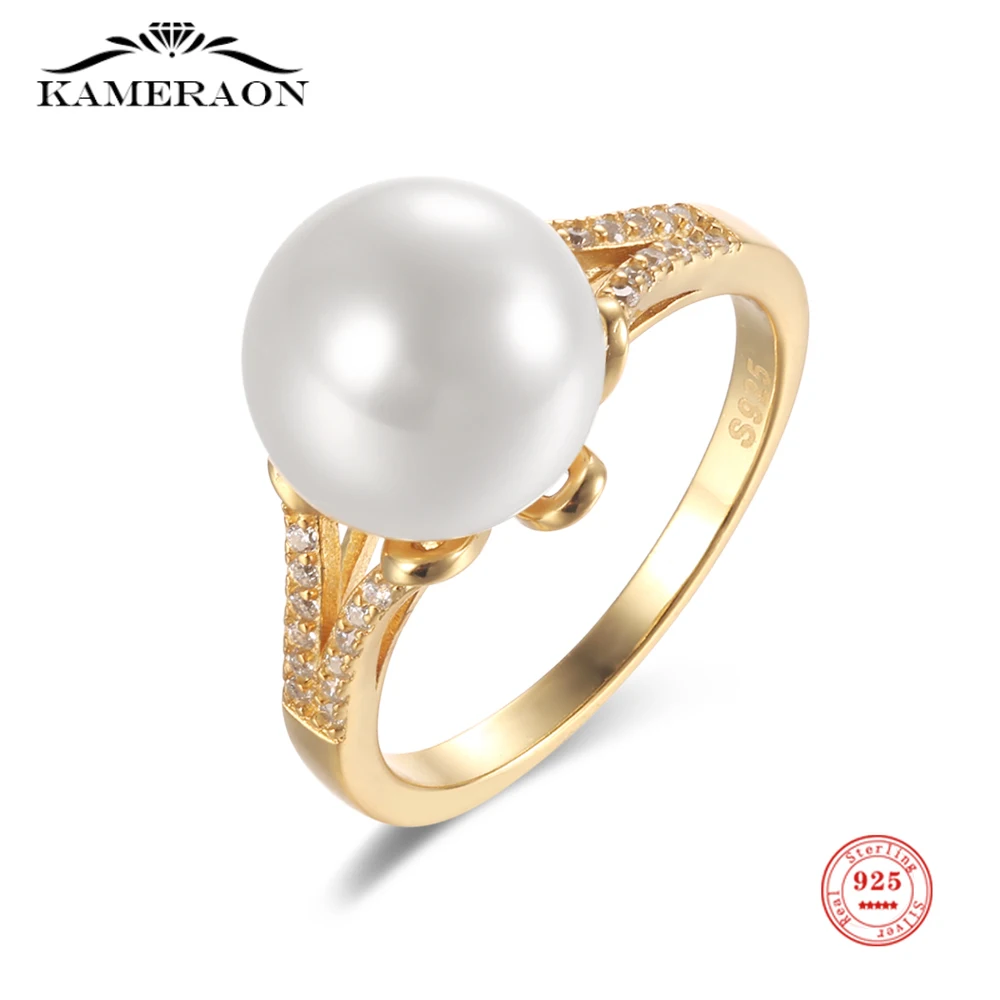 Kameraon-Sterling-Silver-S925-10mm-Pearls-White-Black-Rings-for-Women-Engagement-Fine-Jewelry ...