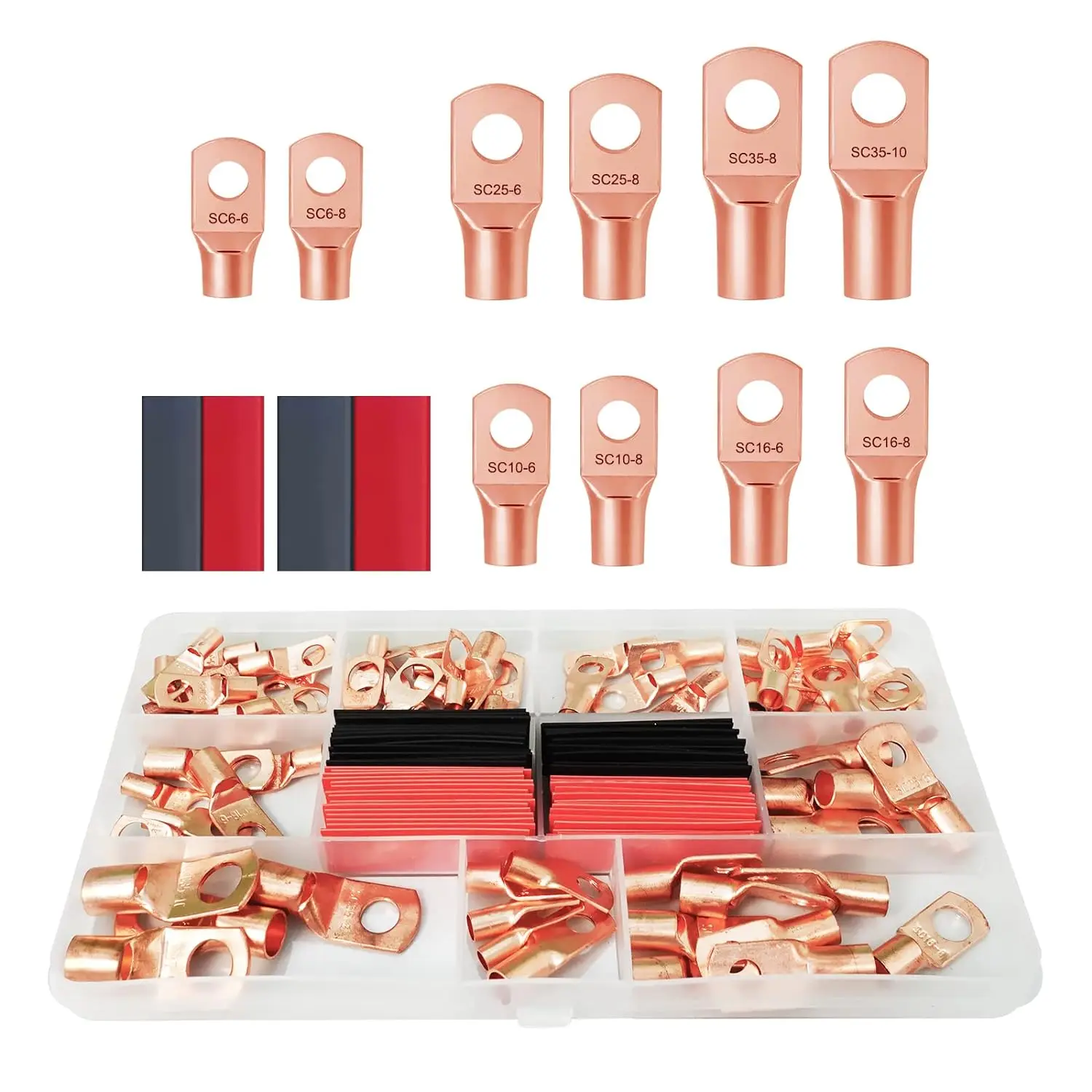 Kit-de-terminales-de-anillo-de-alta-resistencia-para-Cable-AWG2-4-6-8 ...