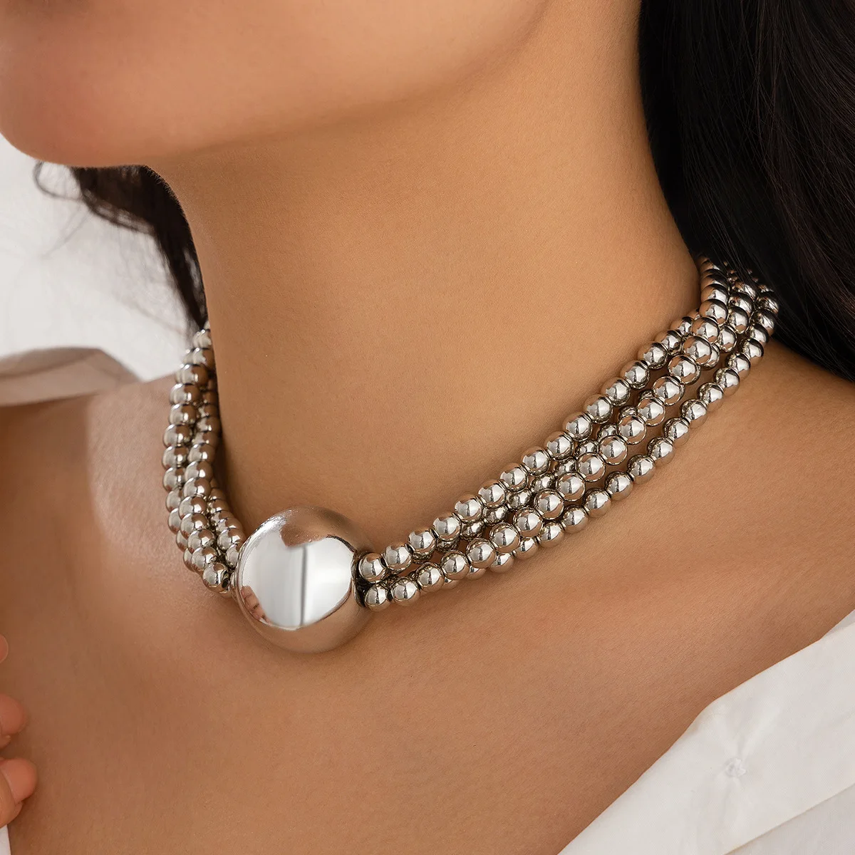 New-Fashion-Simple-Imitation-Pearl-Choker-Necklace-for-Women-Vintage ...