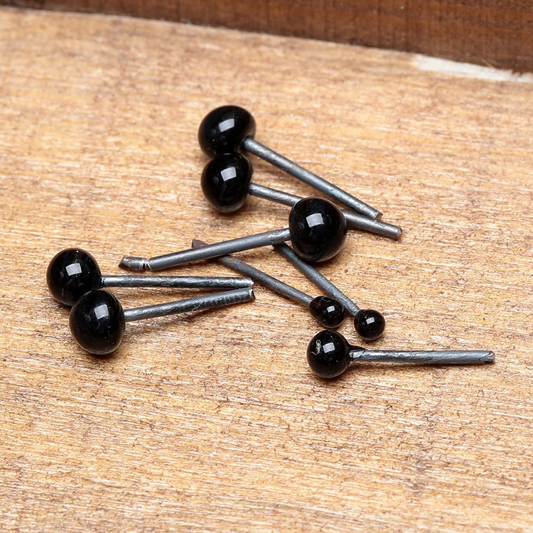 2mm Craft Eyes 400 Pcs 2mm Glass Safety Eyes - Black Doll Eyes For ...
