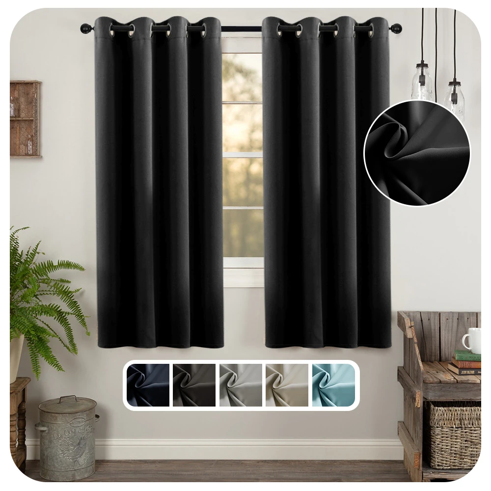 XTMYI-85-Short-Blackout-Curtains-for-Kitchen-Living-Room-Bedroom-Modern ...