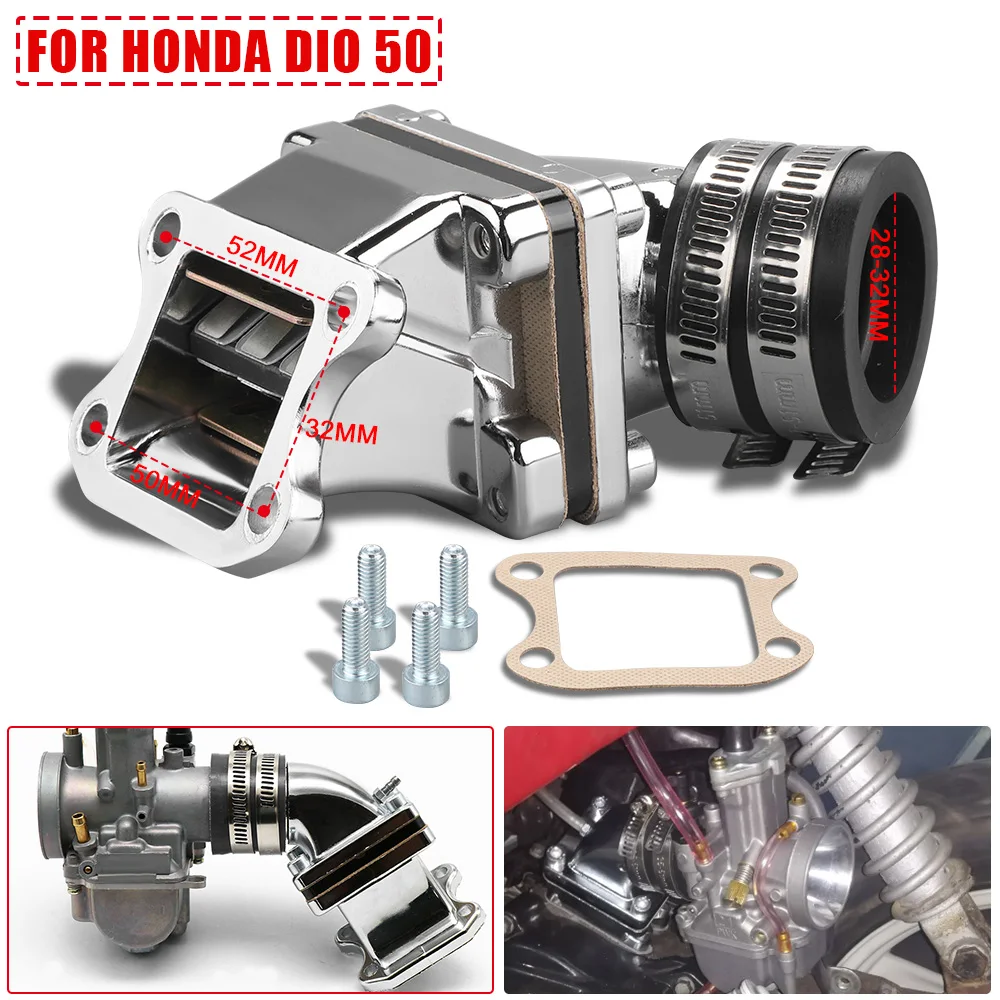 Motorcycle Intake Manifold for Honda DIO 50 KOSO PWK 28 30 Carburetor ...