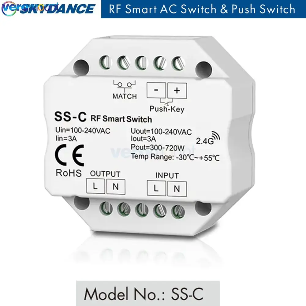 Skydance-SS-C-RF-Smart-AC-110V-220V-Triac-Switch-2-4G-RF-Push-Socket ...