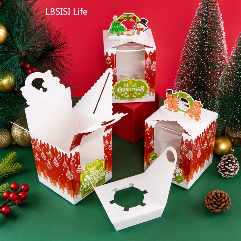 LBSISI-Life-Christmas-Cupcake-Boxes-Mousse-Cake-Transparent-Packaging ...