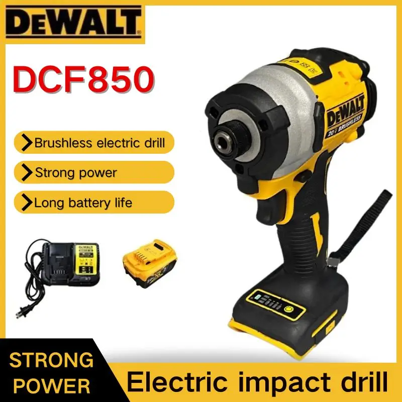 DEWALT-DCF850-Impact-Driver-205NM-Brushless-Motor-Cordless-Rechargable ...