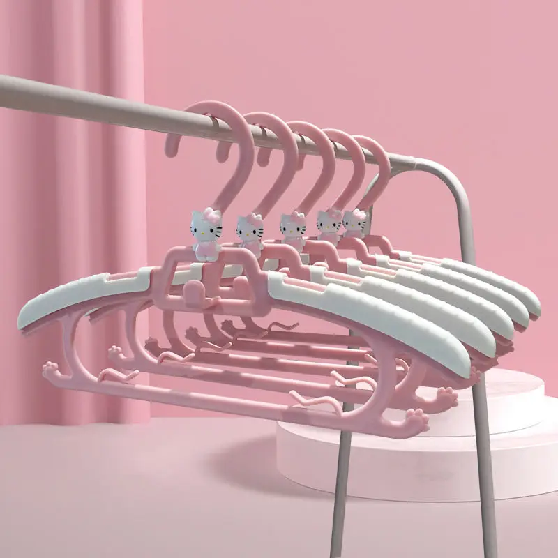 5Pcs-New-Kawaii-Anime-Sanrio-Hello-Kitty-Hanger-Retractable-Cute ...