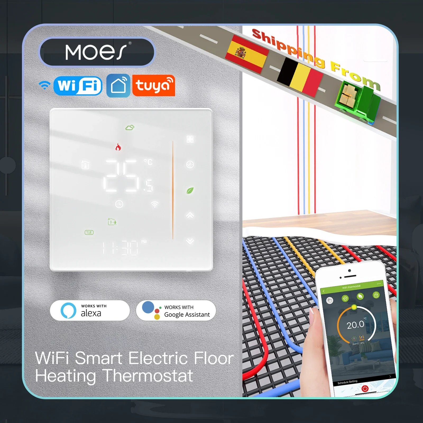Thermostat-WiFi-Wireless-Room-Temperature-Controller-of-Water-Electric ...