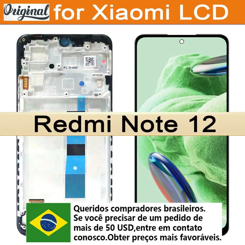 Original-6-67-For-Xiaomi-Redmi-Note-12-LCD-Display-Touch-Screen-Panel ...