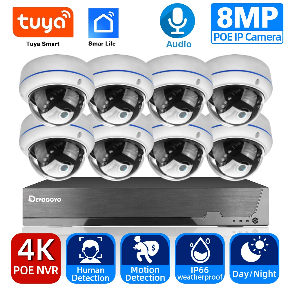 Tuya-Smart-8MP-4K-CCTV-Security-Cameras-System-8CH-4CH-Video ...