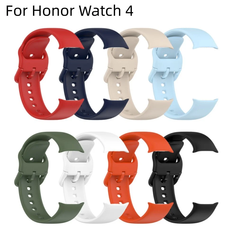Watchbands-Strap-For-Honor-Watch-4-Watch4-TMA-L19-Silicone-Watch-Strap ...