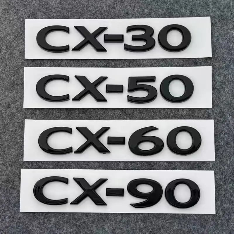 CX-7 C-HR Letter logo Car stickers for Mazda 30 CX50 CX60 CX90 Trunk ...