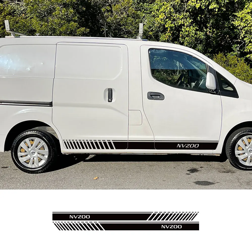 Car Side Door Line Stickers For Nissan NV200 Evalia Tuning Auto ...