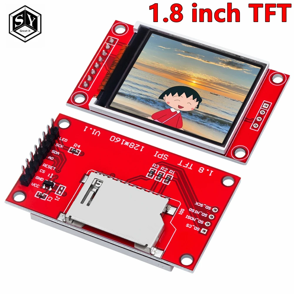 1PCS-1-8-inch-TFT-LCD-Module-LCD-Screen-Module-SPI-serial-51-drivers-4-IO.jpg